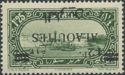 Stamp: Latakia Harbor (Al Ladhiqiyah) overprint and surcharge ...