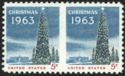 Stamp: National Christmas Tree and White House (United States of ...