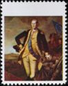 Stamp: "Washington at Princeton" (detail) (Peale) (United States of ...