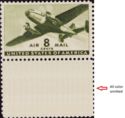 Stamp: Mail Plane (United States of America(Airmail 1941-1944) Mi:US ...