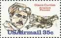 Stamp: Glenn Curtiss (1878-1930) and Curtiss "June Bug" (United States ...