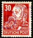 Stamp: Friedrich Engels (1820-1895) (Germany, Soviet Occupation ...