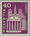 Stamp: St. Pierre Cathedral, Geneva (Switzerland(Postal History ...