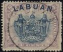 Timbre: Coat of Arms (Labuan(North Borneo Type of 1894 Overprinted LABUAN) Sn:GB-LB 57b,Sg:GB-LB ...