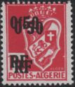 Stamp: Coat of Arms of Alger surcharged (Algeria(Armoirie-Coat of Arms ...