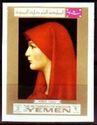 Stamp: 'Fabiola' by Henner (Yemen, Kingdom(Paintings by European ...