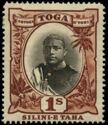 Stamp: King George Tupou II (1874-1918) (Tonga(Definitives 1897: King ...