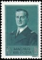 Stamp: Admiral Miklós Horthy (1868-1957) regent (Hungary(Miklós Horthy ...