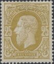 Stamp: King Leopold II - Perf. 15 (Belgium(King Leopold II) Mi:BE 29Aa ...