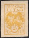 Stamp: Coat of Arms of Central Lithuania (Central Lithuania(Definitive ...
